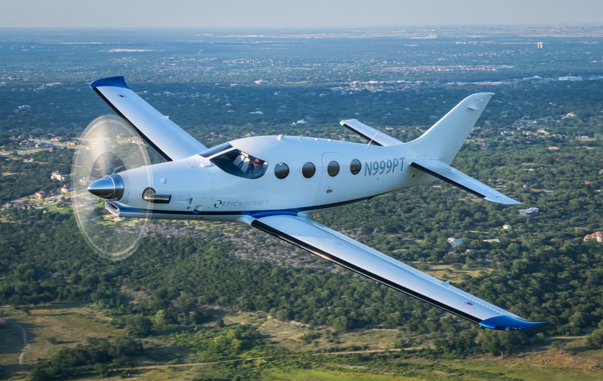 Epic Aircraft (LT, E1000, E1000GX) – Mike Kloch Aviation Consulting